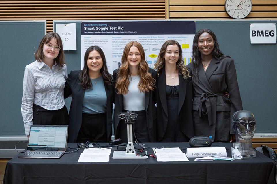 Building a rig to make smart swim goggles smarter - UBC - SBME